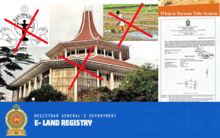 Courts – Lawyers & Land Owners omitted in setting up e-Land-Register