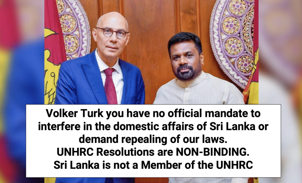 How the Govt of Sri Lanka must reply to the UNHRC Head